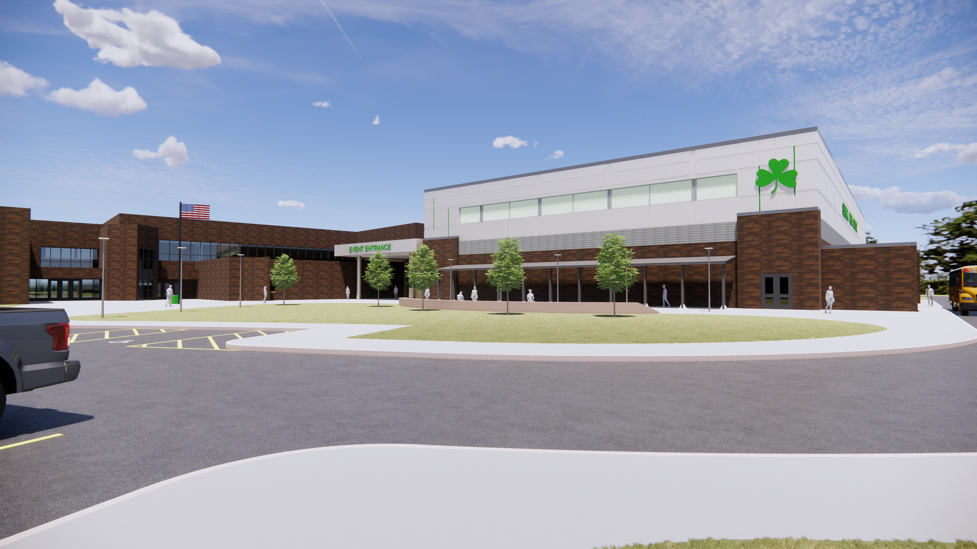 Seneca Multi-Court Gymnasium Addition | Wold Architects & Engineers