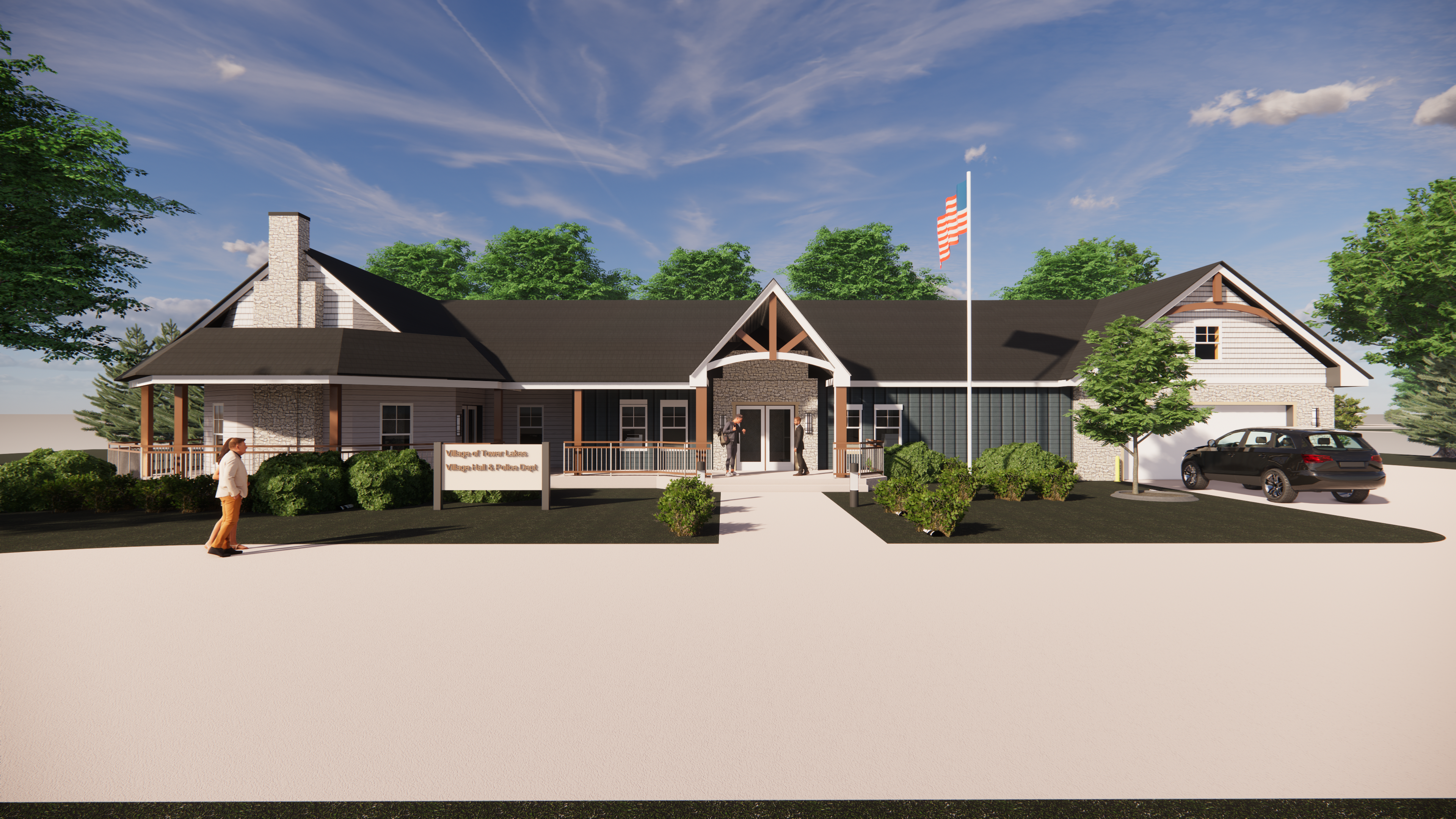 Village of Tower Lakes - New Village… | Wold Architects & Engineers